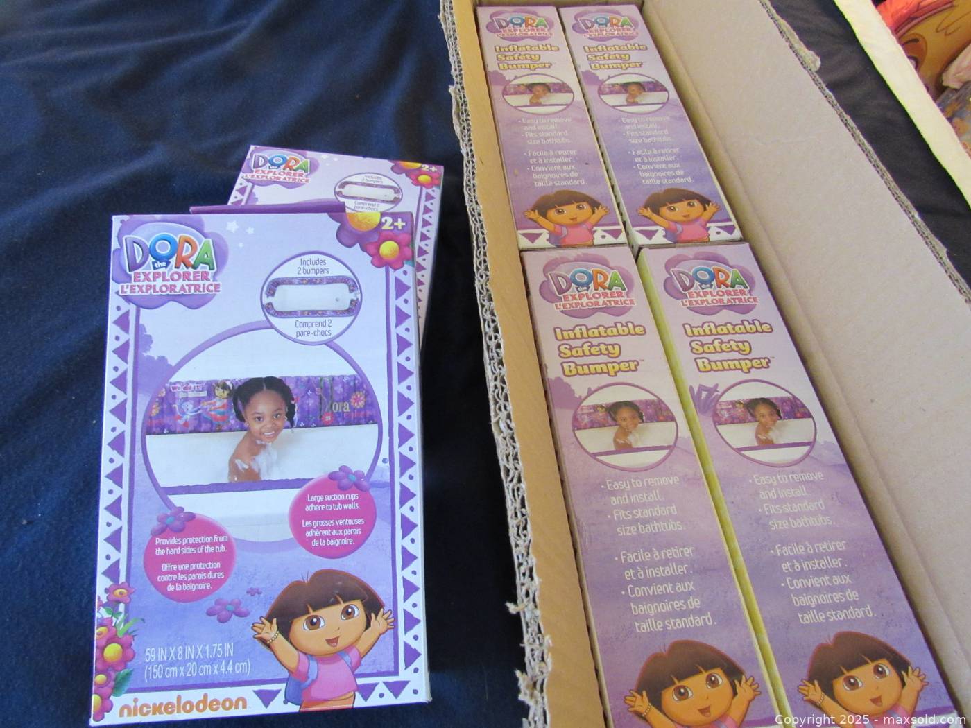 6 Dora the Explorer inflatable tub bumpers | Maxsold