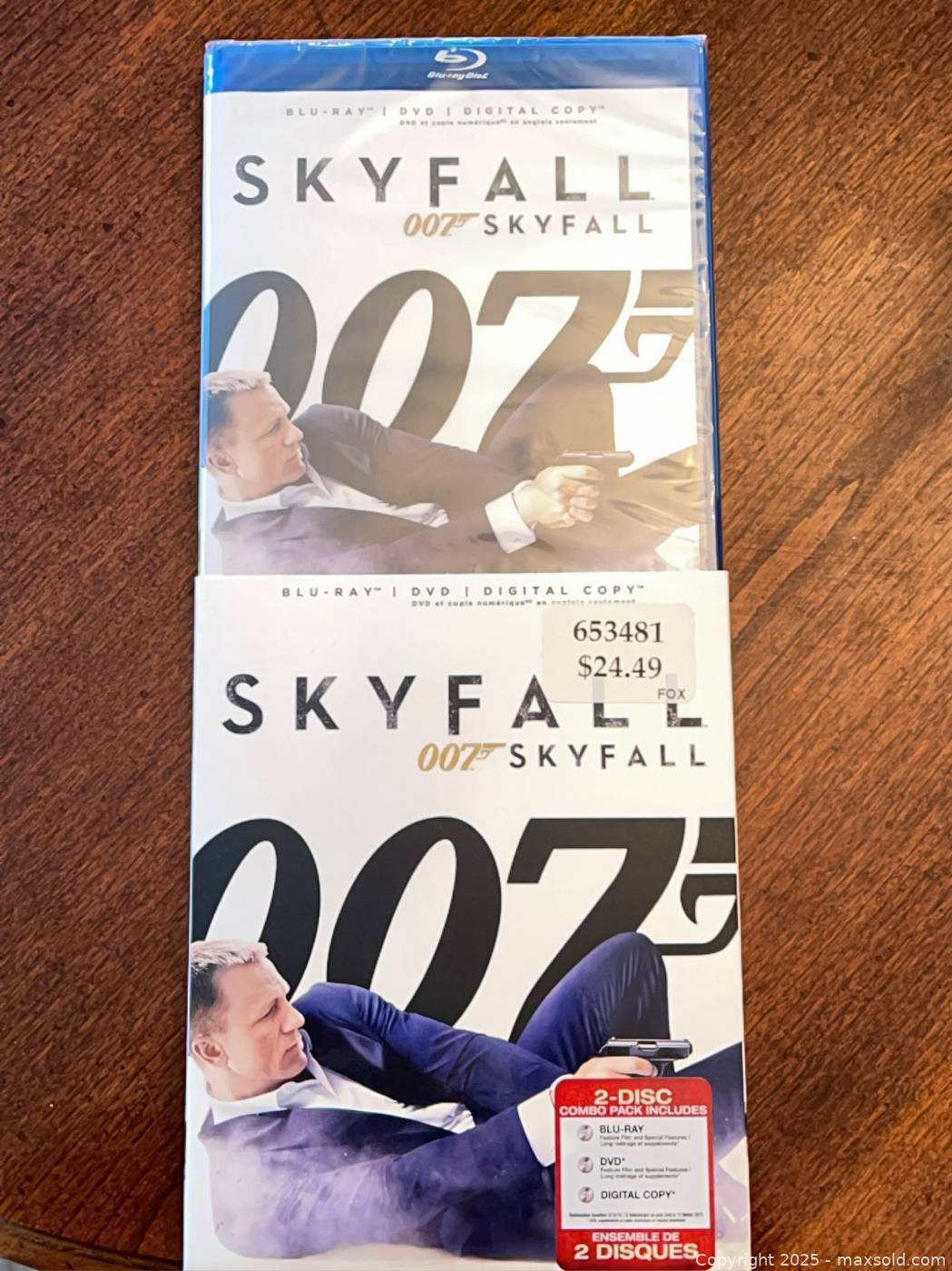 Skyfall 007 2-Disc Blu-ray + DVD (Sealed) | Maxsold