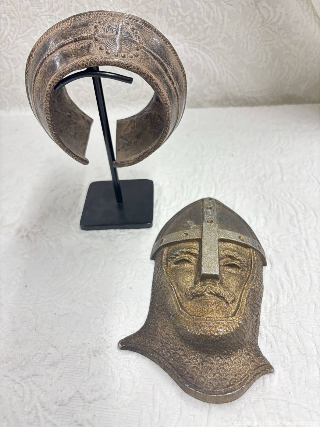 Sutton Hoo helmet replica parts | Maxsold