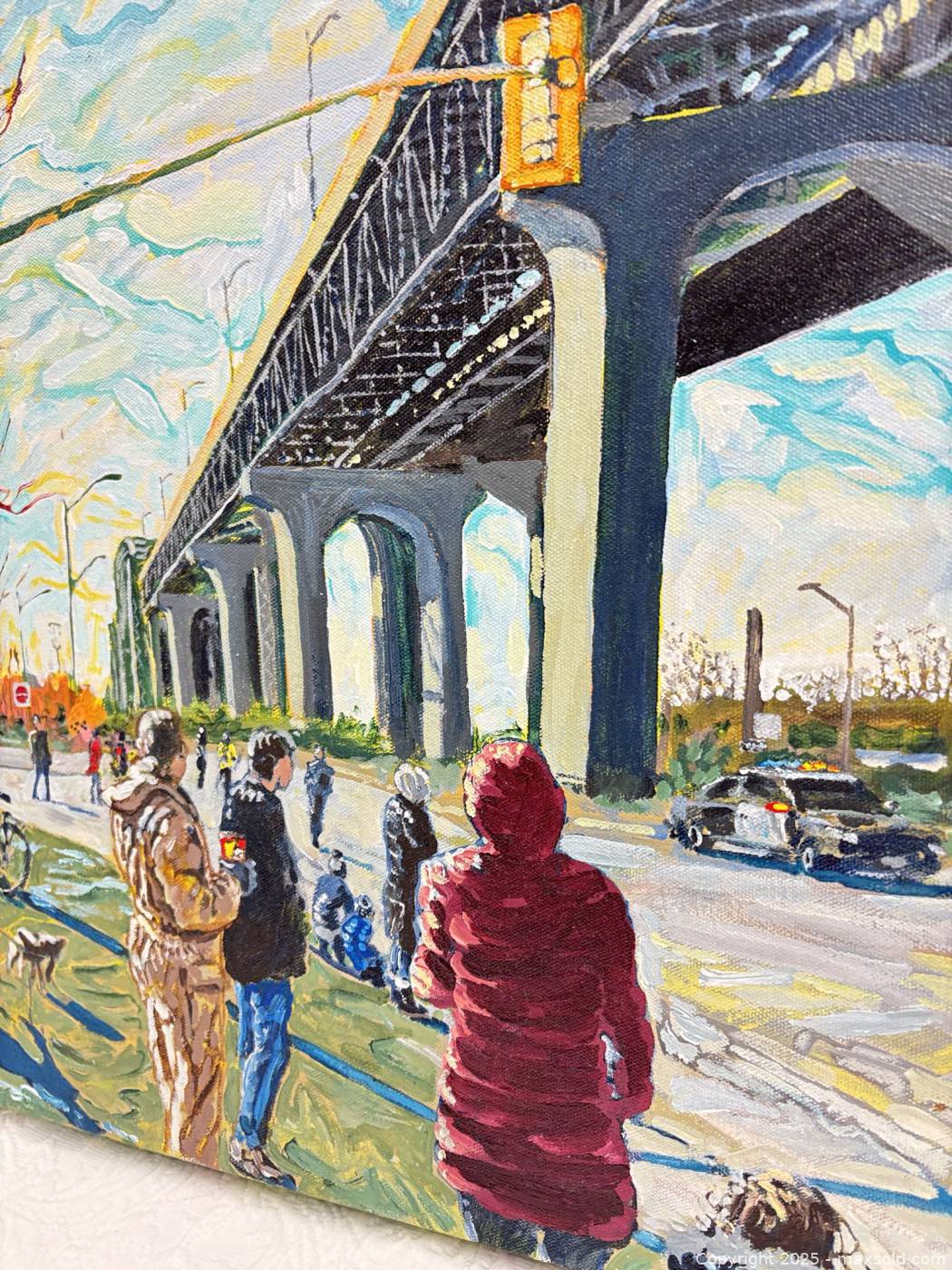 Original canvas painting by Dylan Swan, 2017 | Maxsold