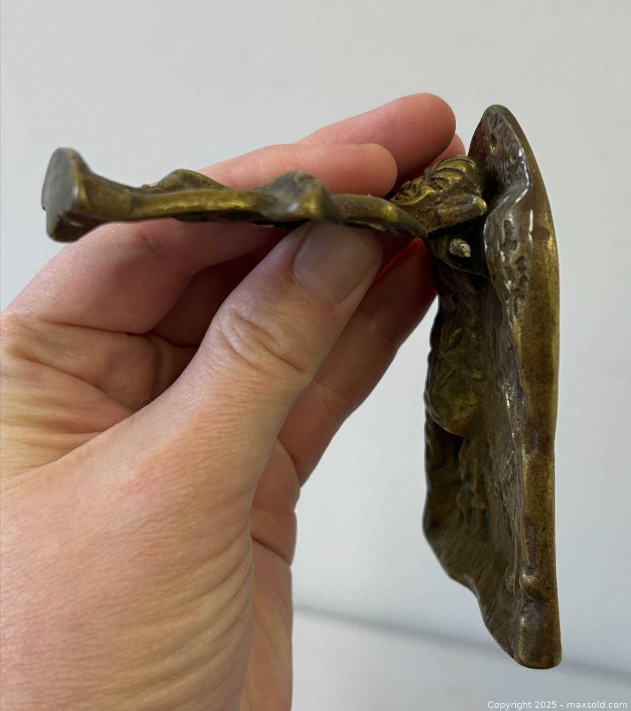 Antique English Brass Dartmoor Pixie Door Knocker | Maxsold