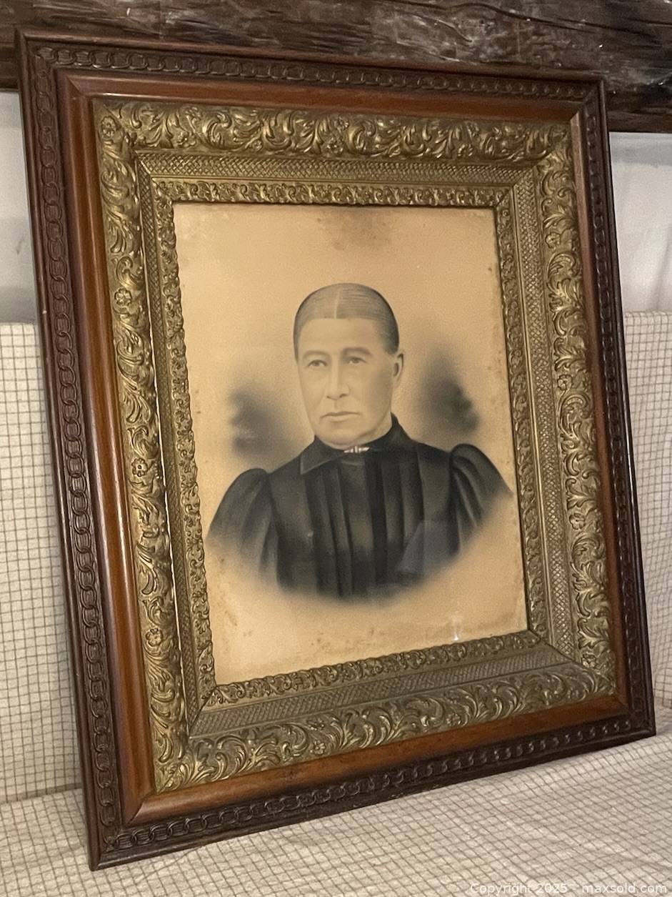 Antique Charcoal Portrait