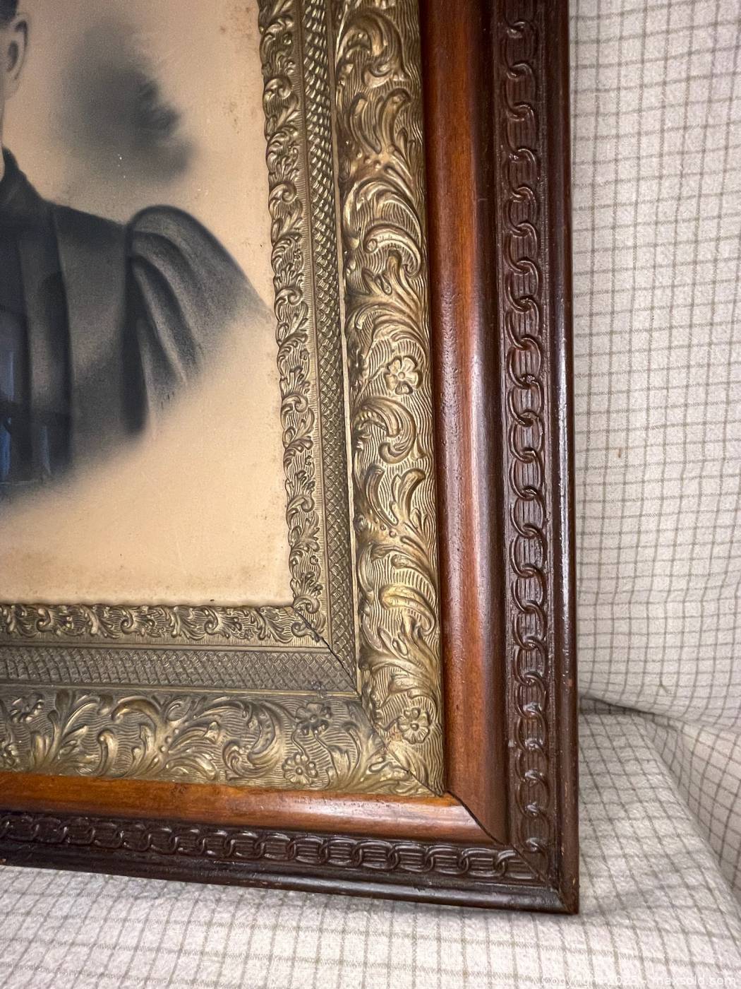 Antique Charcoal Portrait