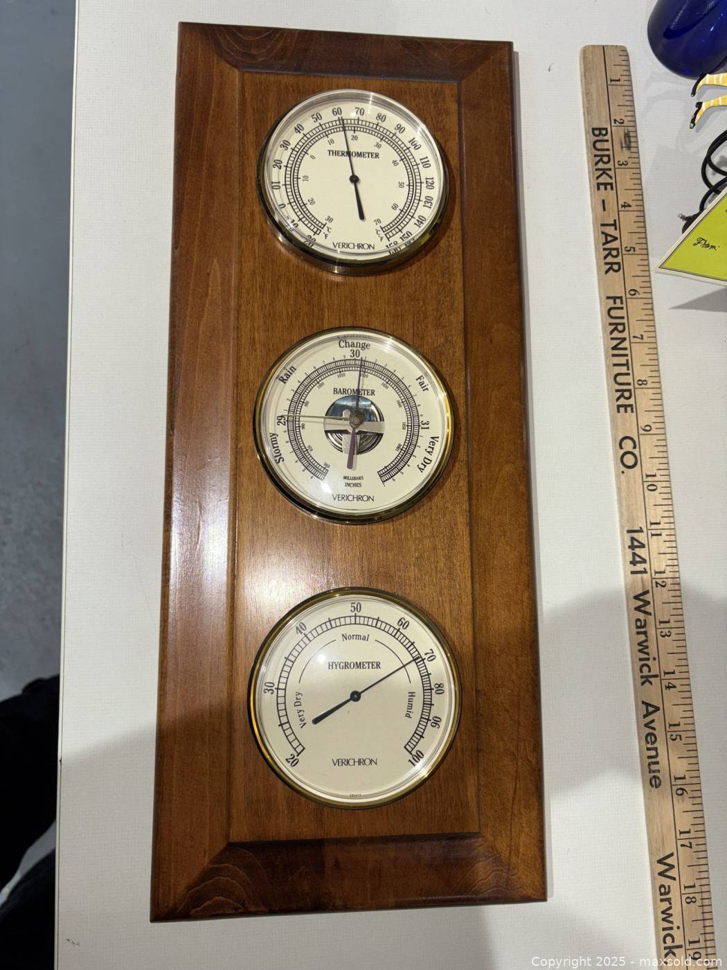 Verichron wood weather station and garden stakes | Maxsold