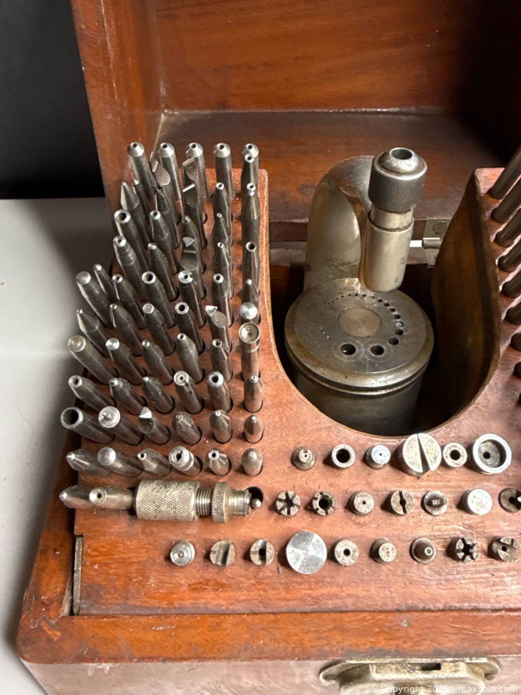 Antique watchmaker staking tool set | Maxsold