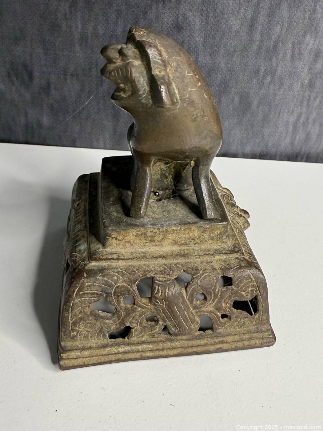 Chinese Bronze Foo Dog Sculpture | Maxsold