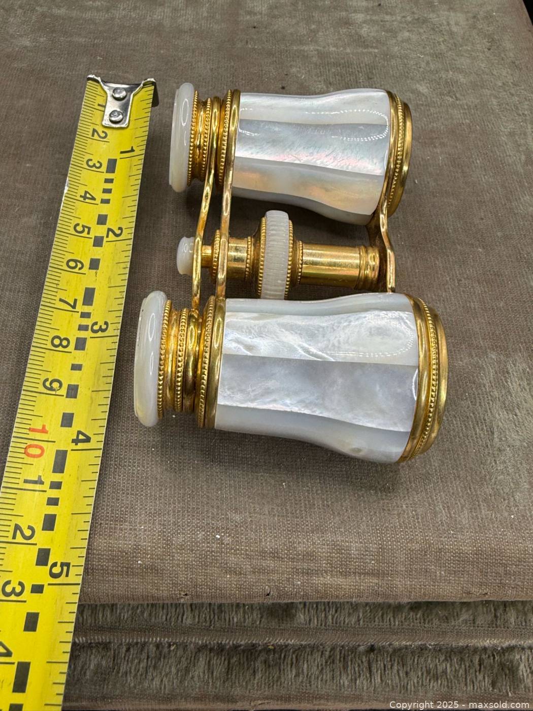 Early Birks Ryrie Bros mother-of-pearl opera glasses | Maxsold