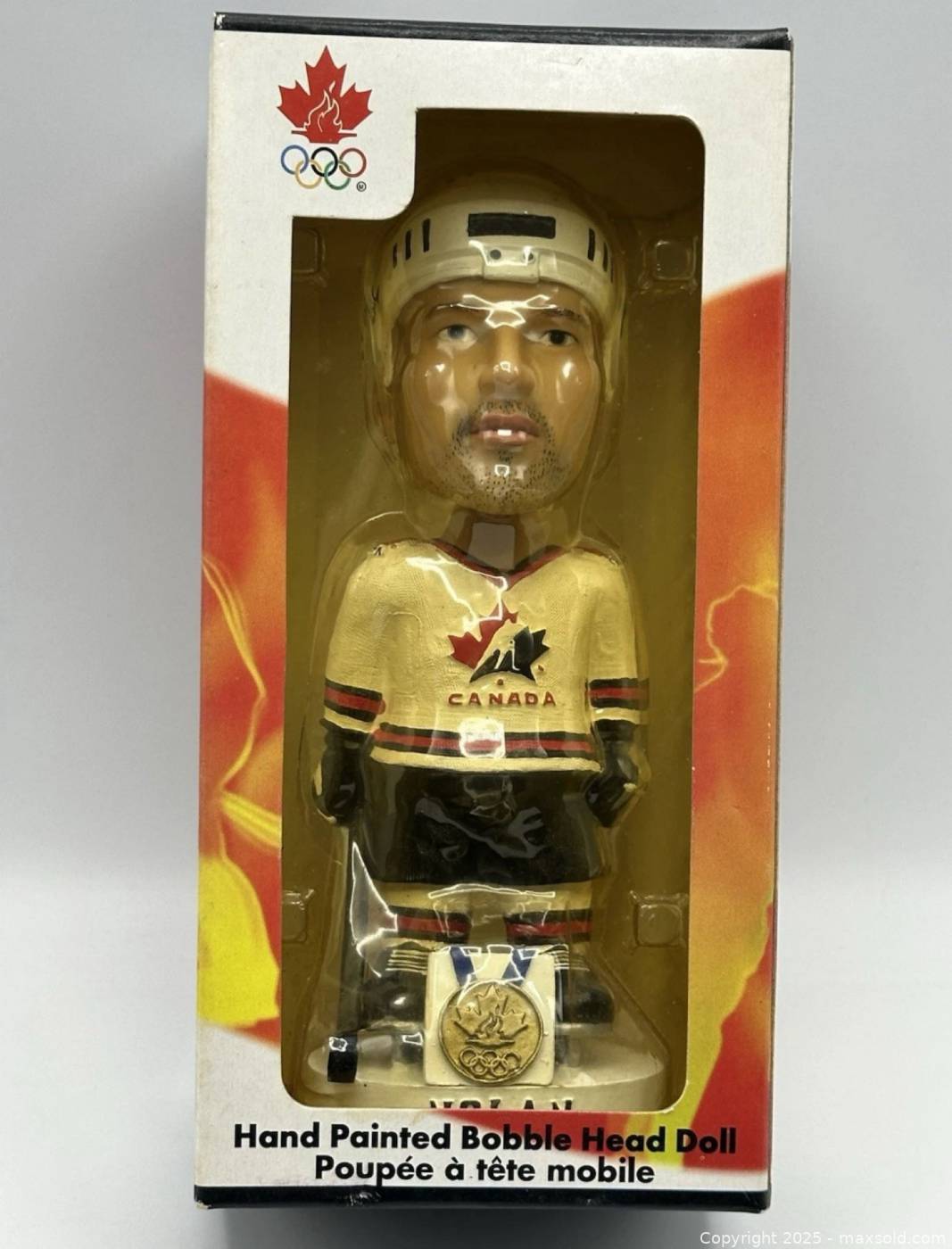 Bobble Dobbles Owen Nolan Hand Painted Bobble Head Doll | Maxsold