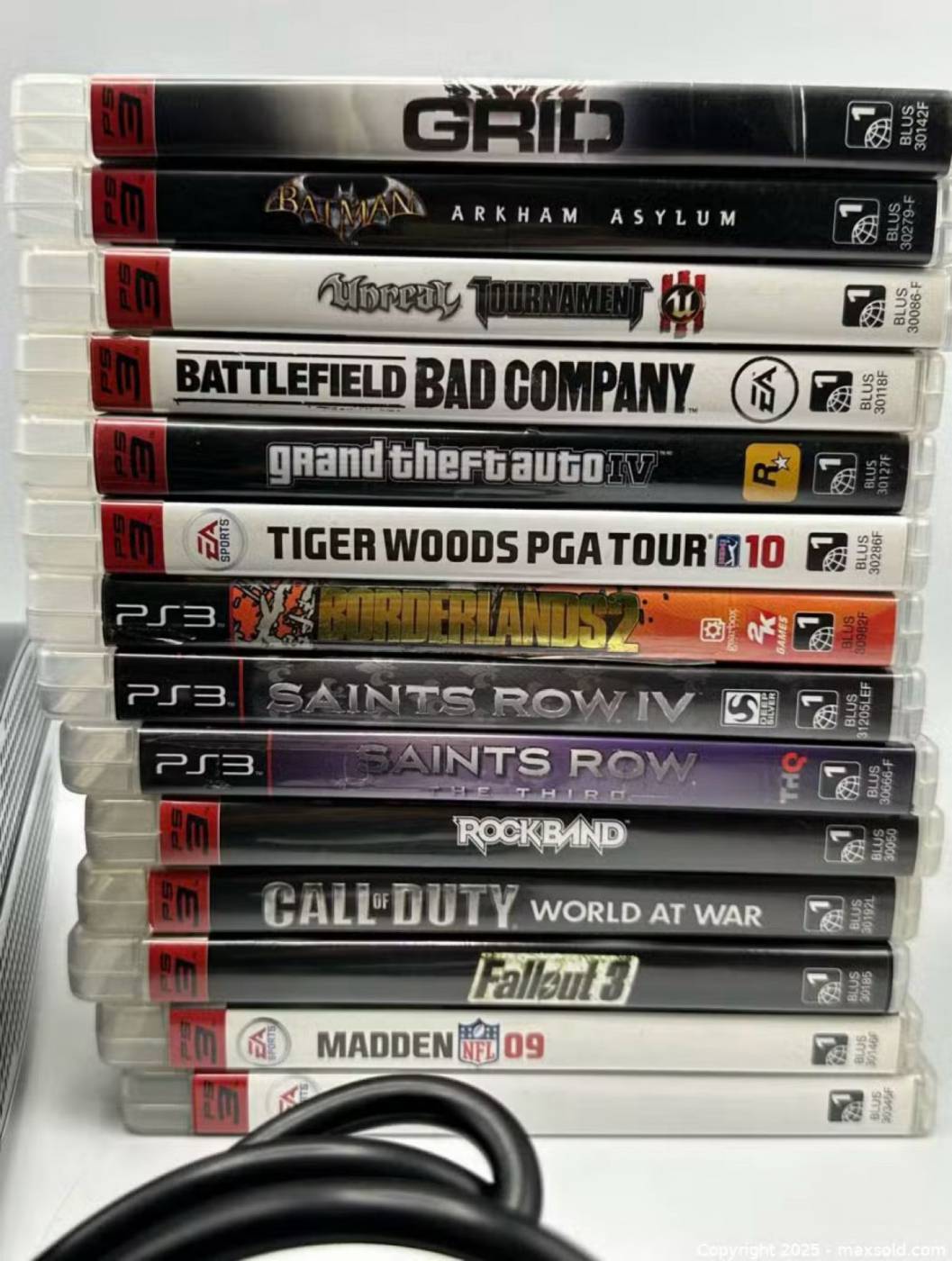 Sony PlayStation 3 CECHE01 console, 2 controllers, 14 PS3 games | Maxsold