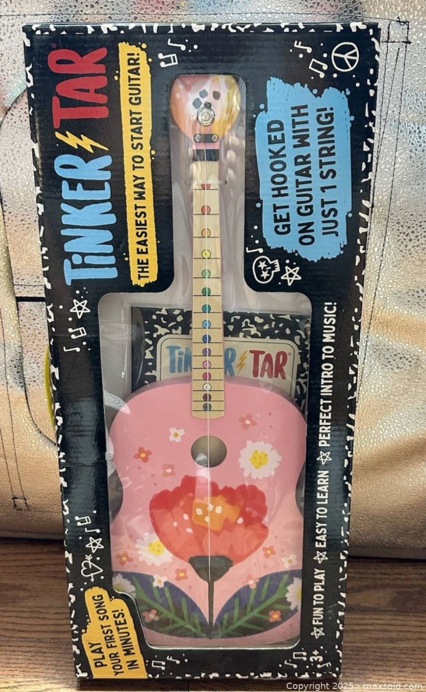 Tinker Tar 1-string acoustic guitar set | Maxsold
