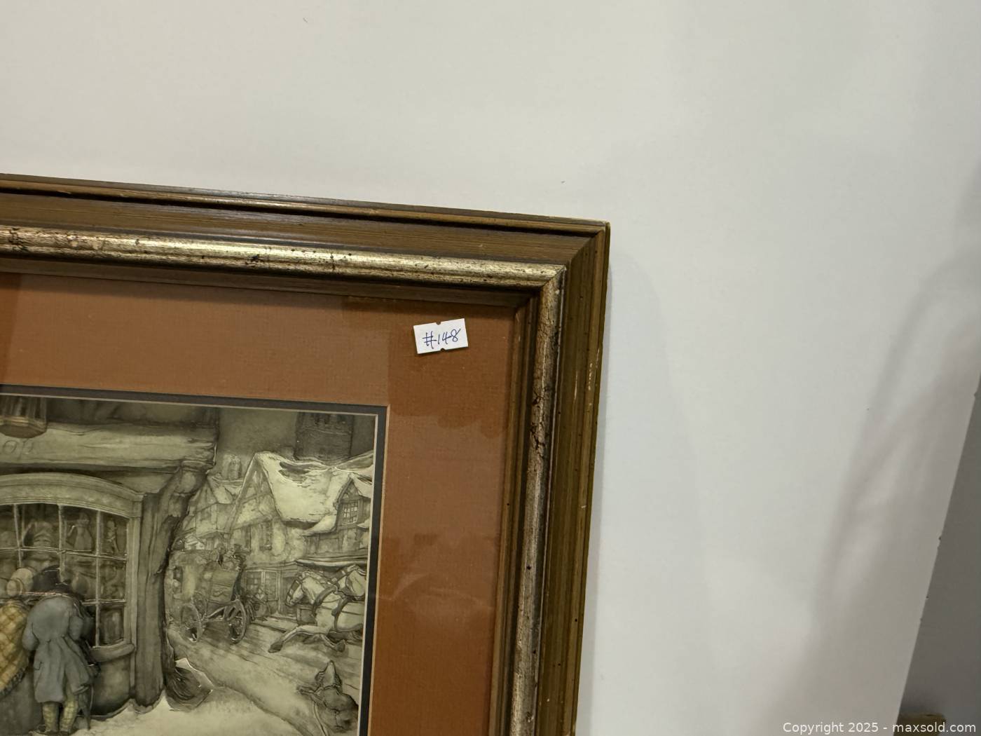 Framed Anton Pieck lithograph print | Maxsold