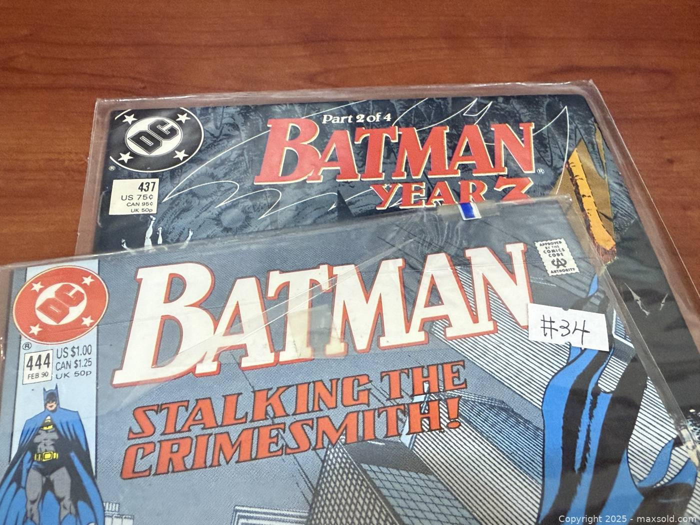 Two Vintage Batman Comics Issues #437 & #444 | Maxsold