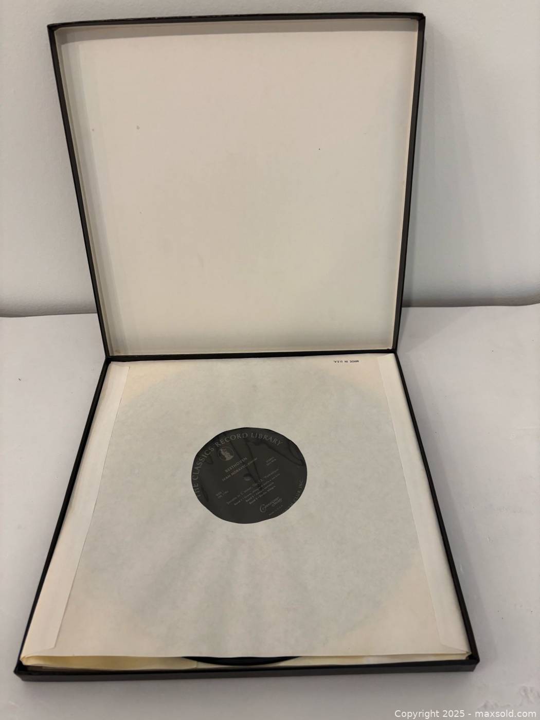 Beethoven 4-LP box set with Ivan Moravec | Maxsold