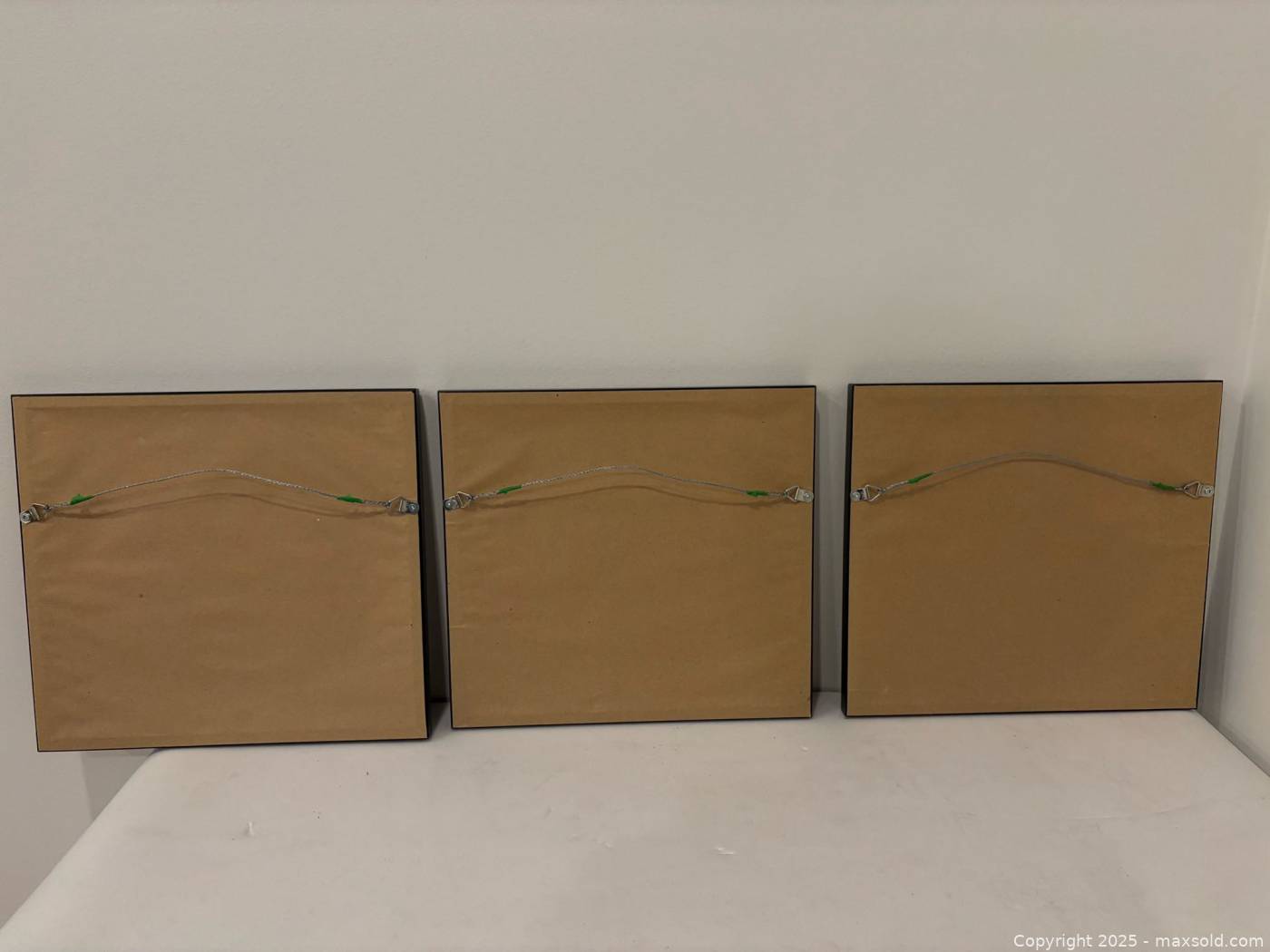 Set of three framed historical scene prints | Maxsold