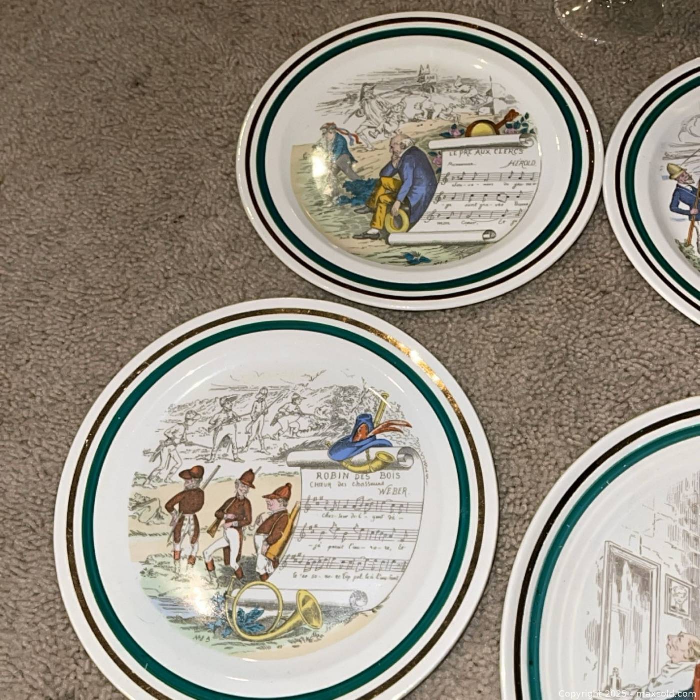 Opera Series illustrated plates and small tableware | Maxsold