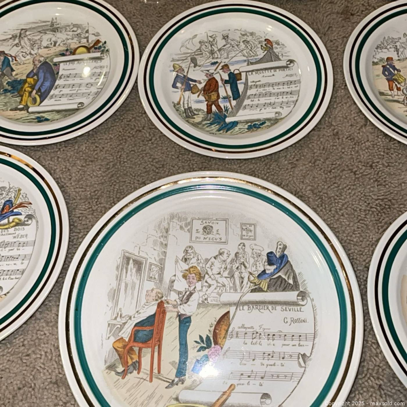 Opera Series illustrated plates and small tableware | Maxsold