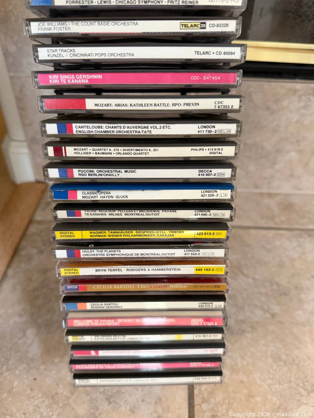Classical music CD collection with tower | Maxsold