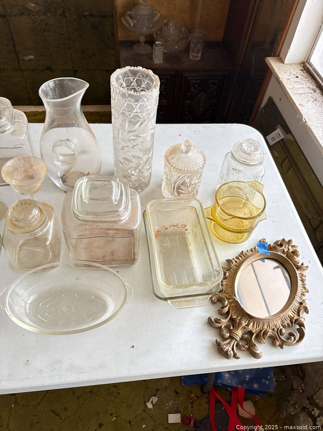 Vintage pressed & depression glassware assortment | Maxsold