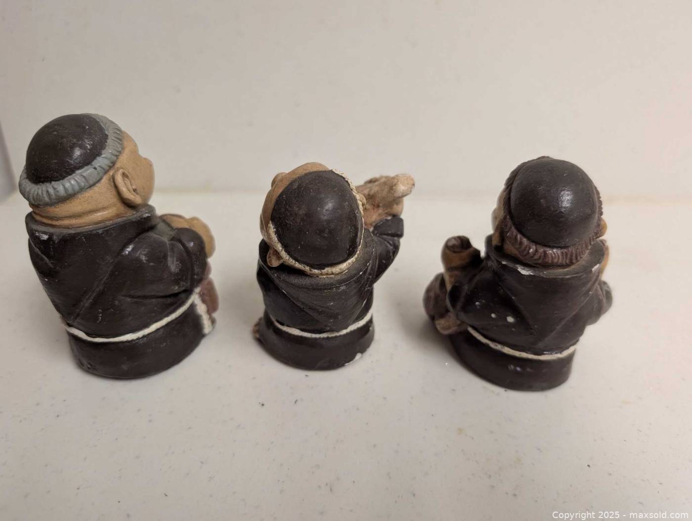 Vintage ceramic friar and nun figurines | Maxsold