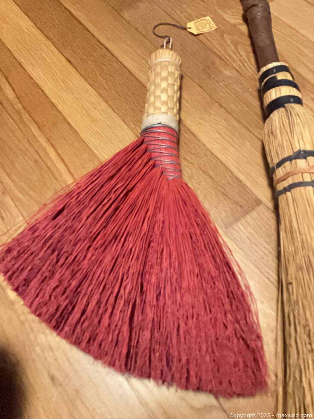 Handmade decorative brooms set of 3 | Maxsold