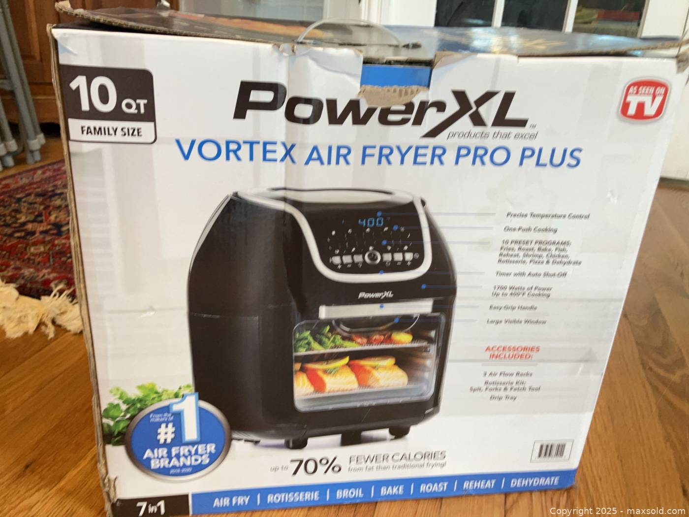 PowerXL Vortex Air Fryer Pro Plus 10 qt | Maxsold