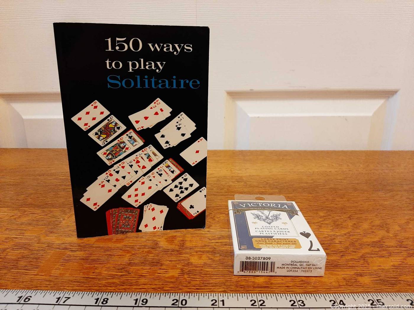 Solitaire handbook and Victoria playing cards | Maxsold