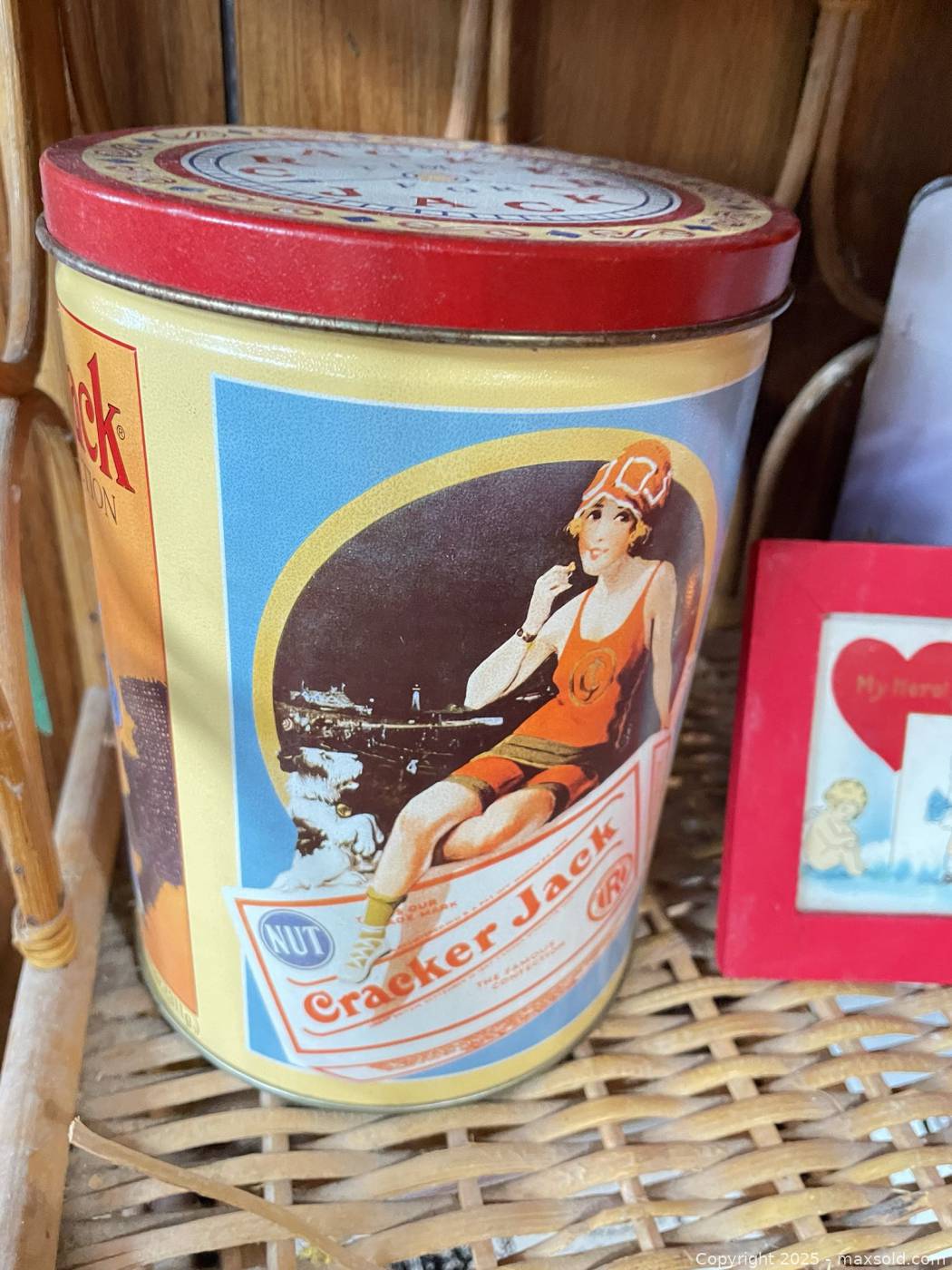 Diamond Jubilee Tin, Cracker Jack Tin, Woven Baskets, Trinket Boxes ...