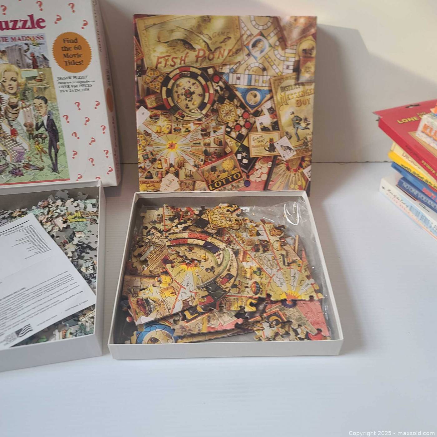 1993 Puzzle Within a Puzzle Movie Madness & Springbok Games People ...