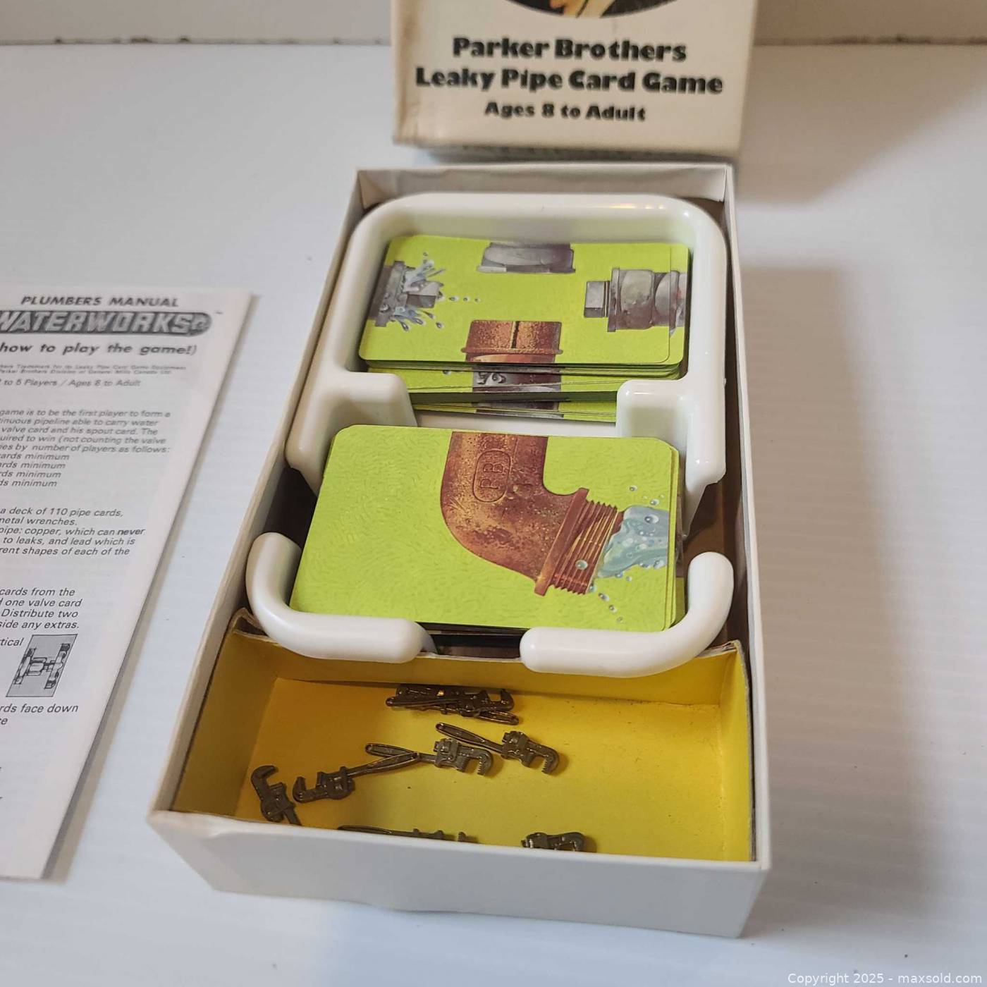 Waterworks Leaky Pipe Card Game 1972 | Maxsold