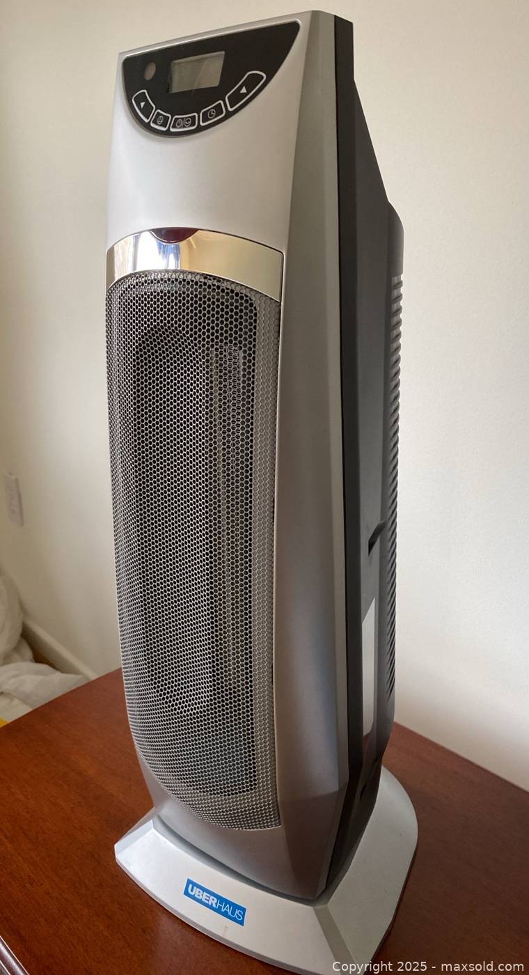 Uberhaus Digital Ceramic Tower Heater | Maxsold