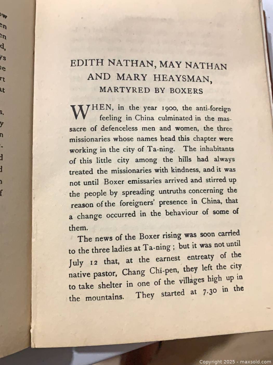 Antique book “Noble Deeds of the World's Heroines” | Maxsold