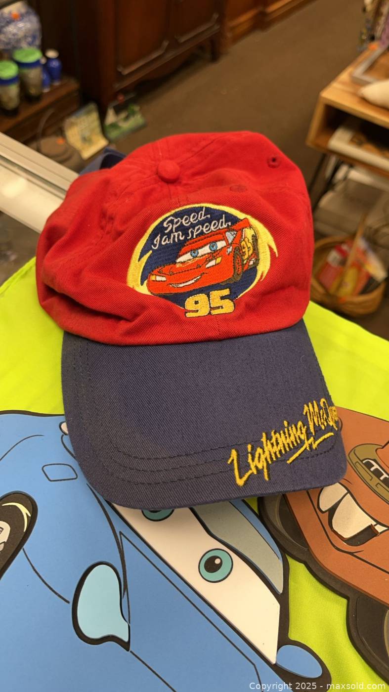 Disney Pixar Cars hats, decals and sun shade | Maxsold