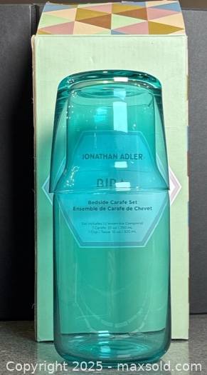 Jonathan Adler Biba bedside carafe set | Maxsold