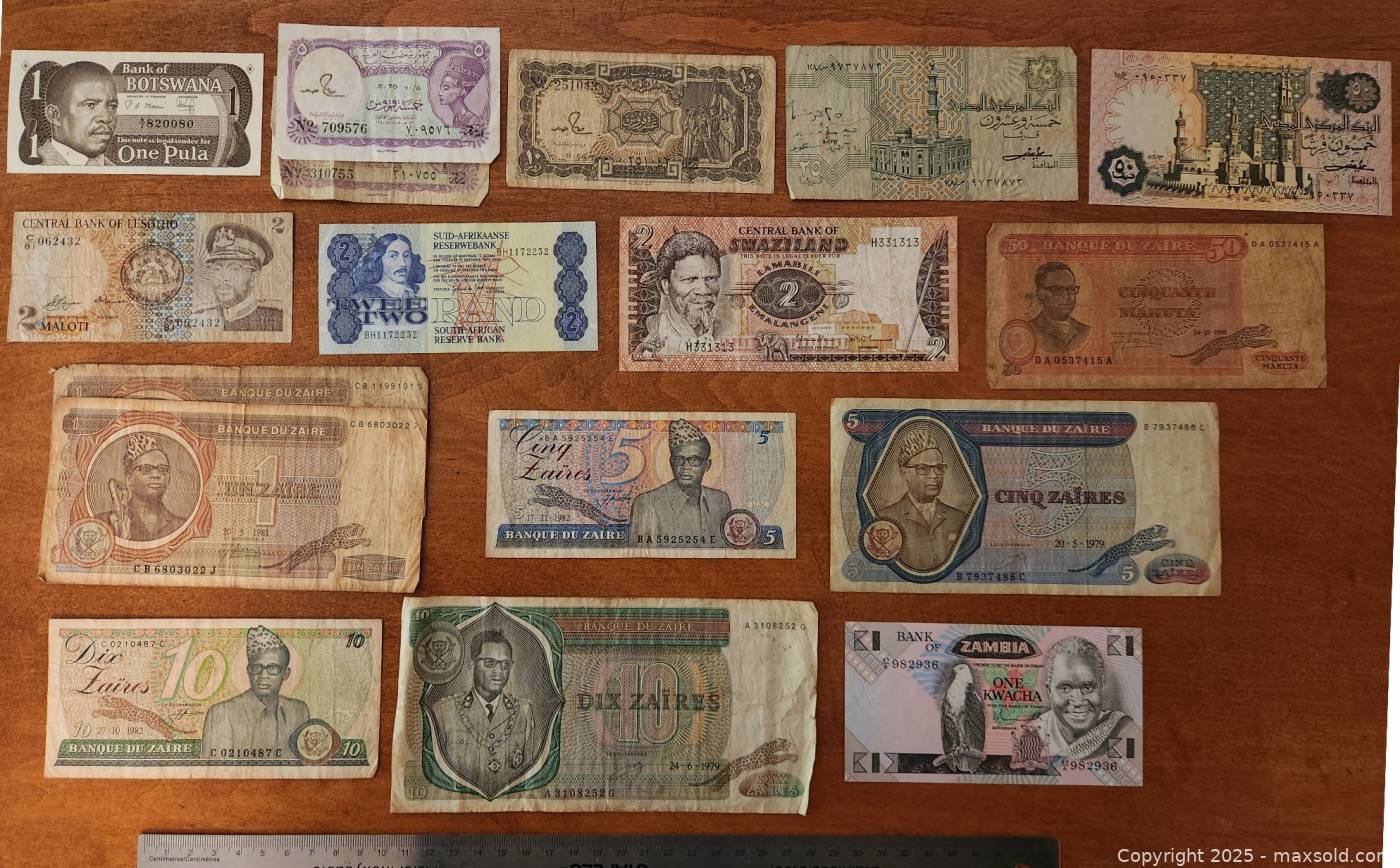 17 African banknotes, 1970s-1980s | Maxsold