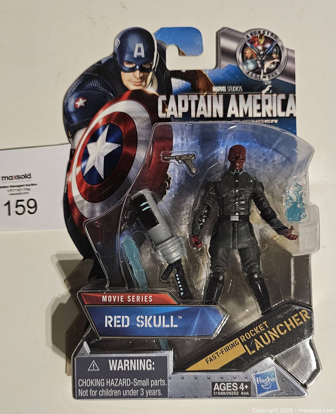 Hasbro Captain America Red Skull action figure | Maxsold
