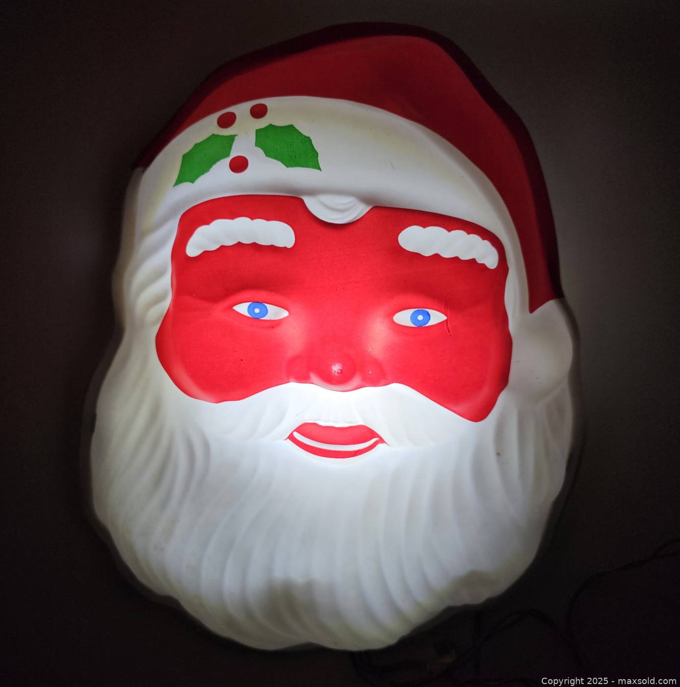 Noma Santa Face Blow Mold Wall Decoration | Maxsold