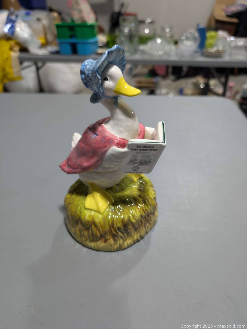 Schmid porcelain musical duck figurine | Maxsold