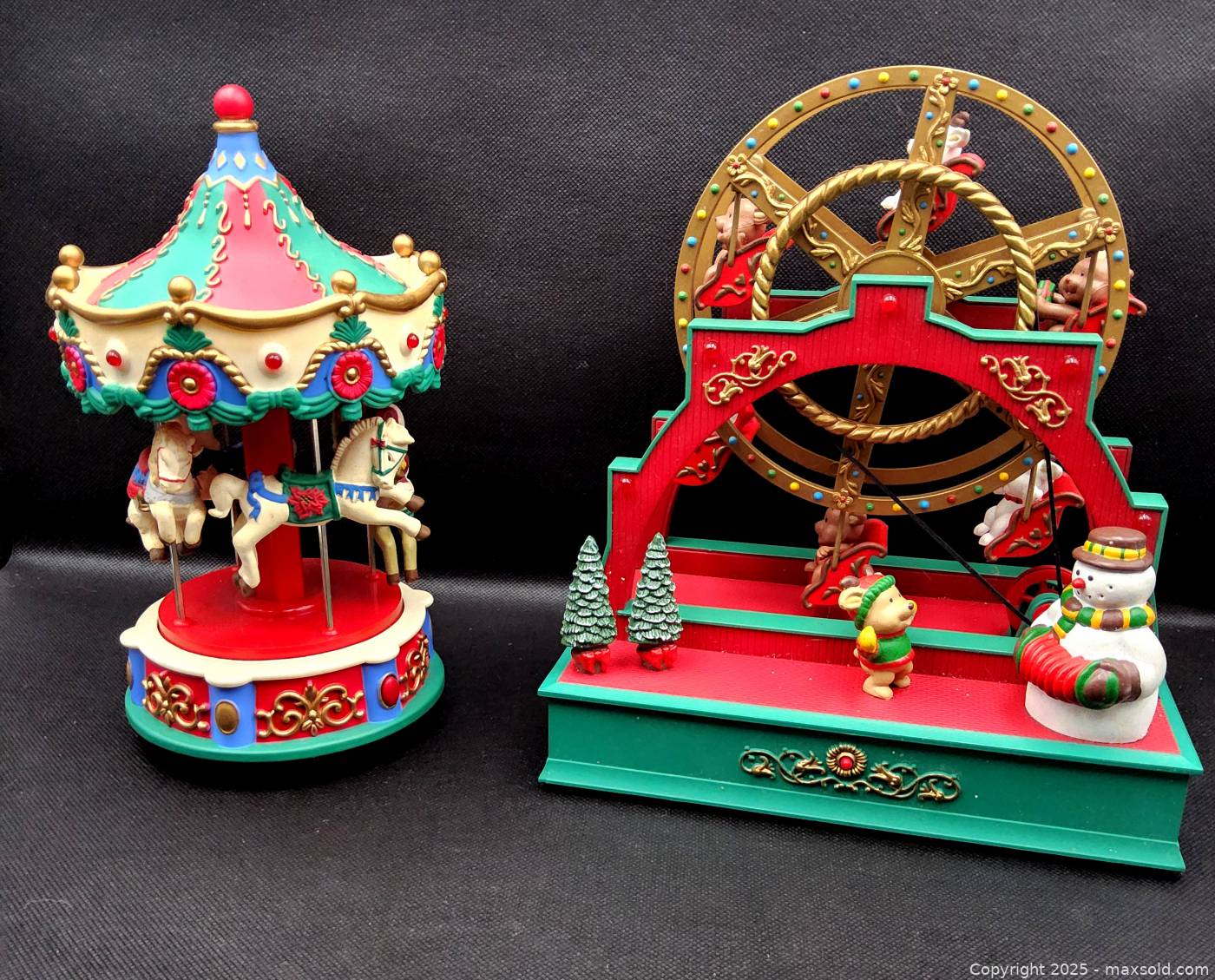 1990s Avon musical carousel and ferris wheel | Maxsold