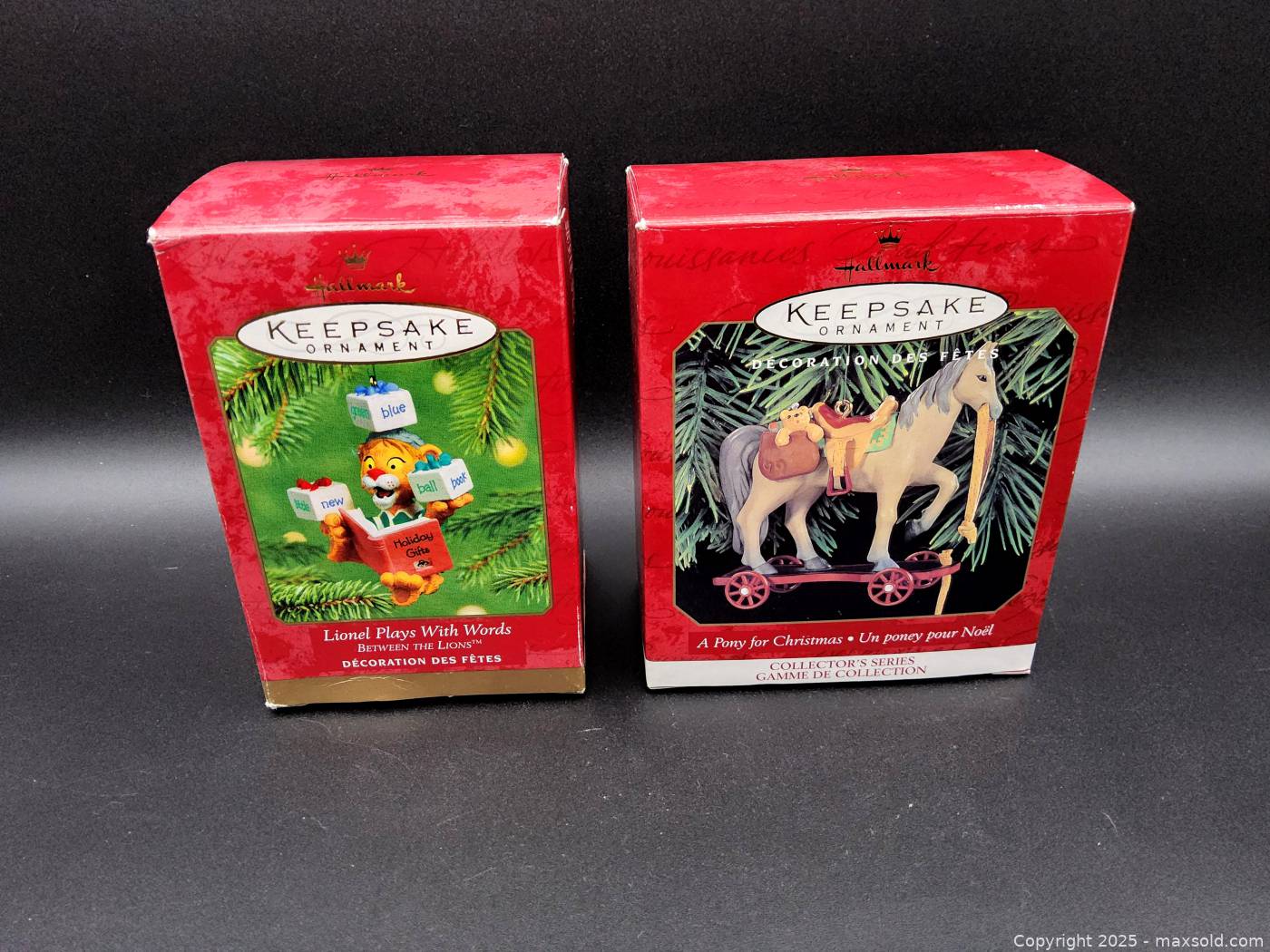 1999 & 2001 Hallmark Keepsake Ornaments | Maxsold