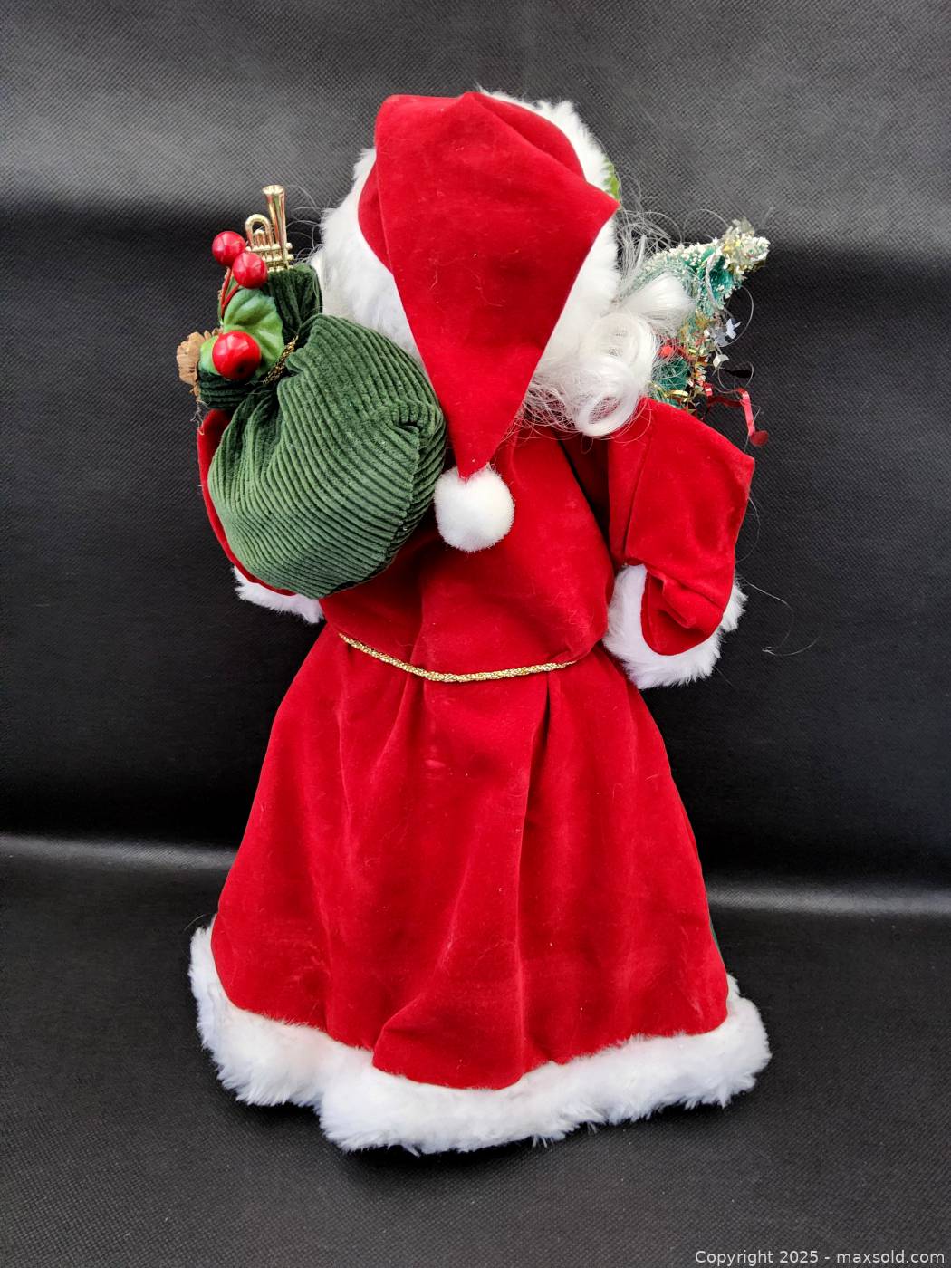 Santa Claus Christmas Tree Topper 15" | Maxsold