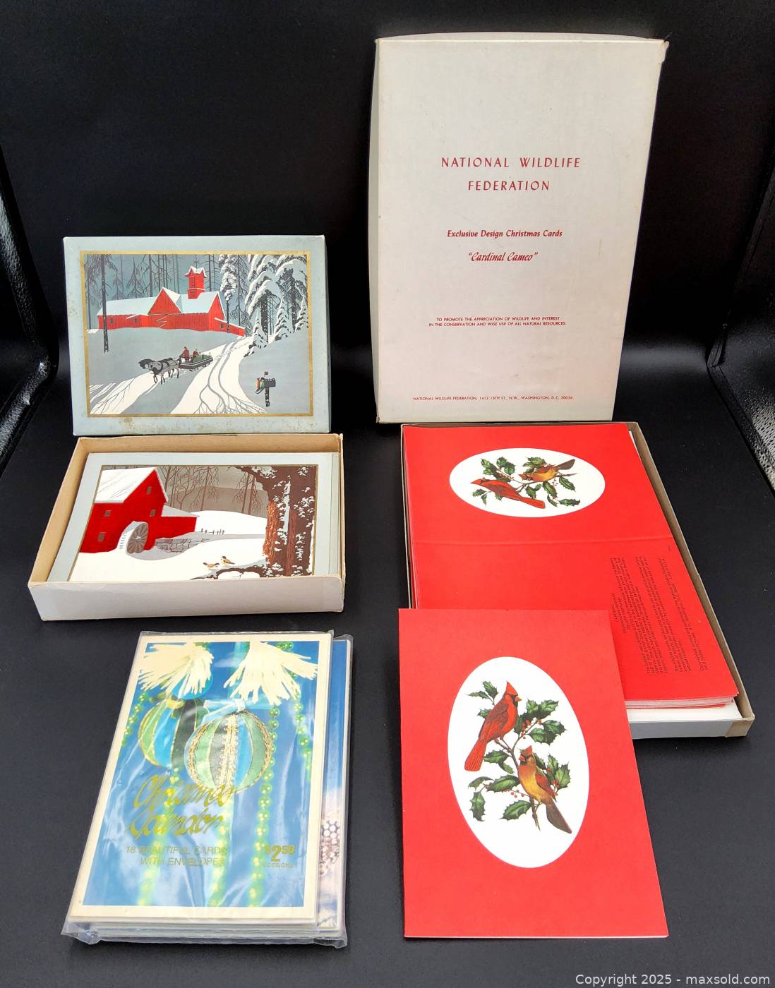 Vintage Christmas card boxed sets | Maxsold
