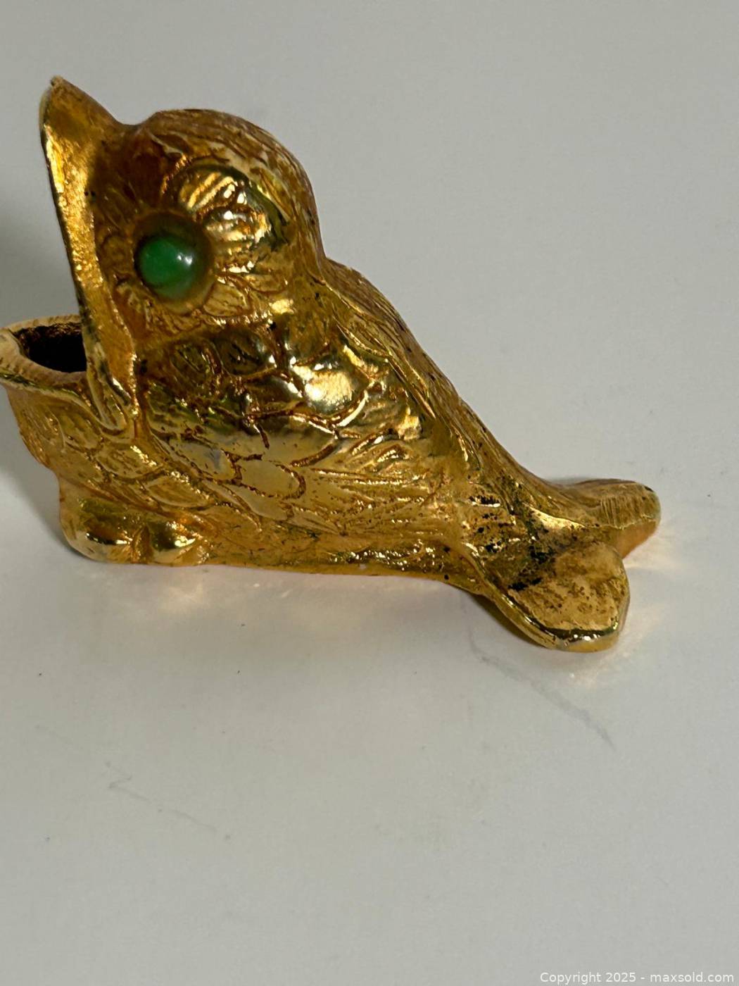 Bird Shaped Brass Ashtray | Maxsold