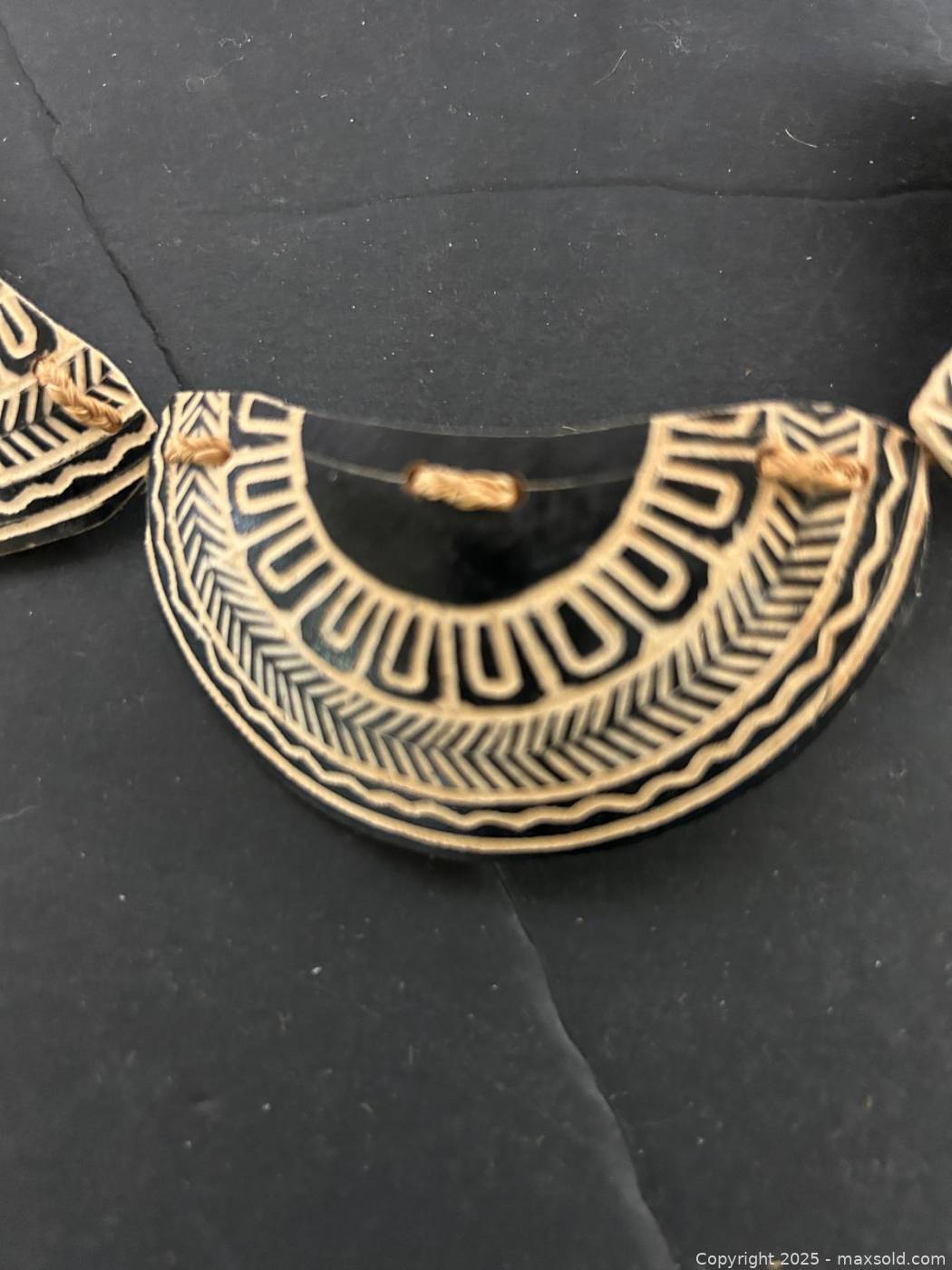 Vintage SITI Inuit enameled bib necklace | Maxsold