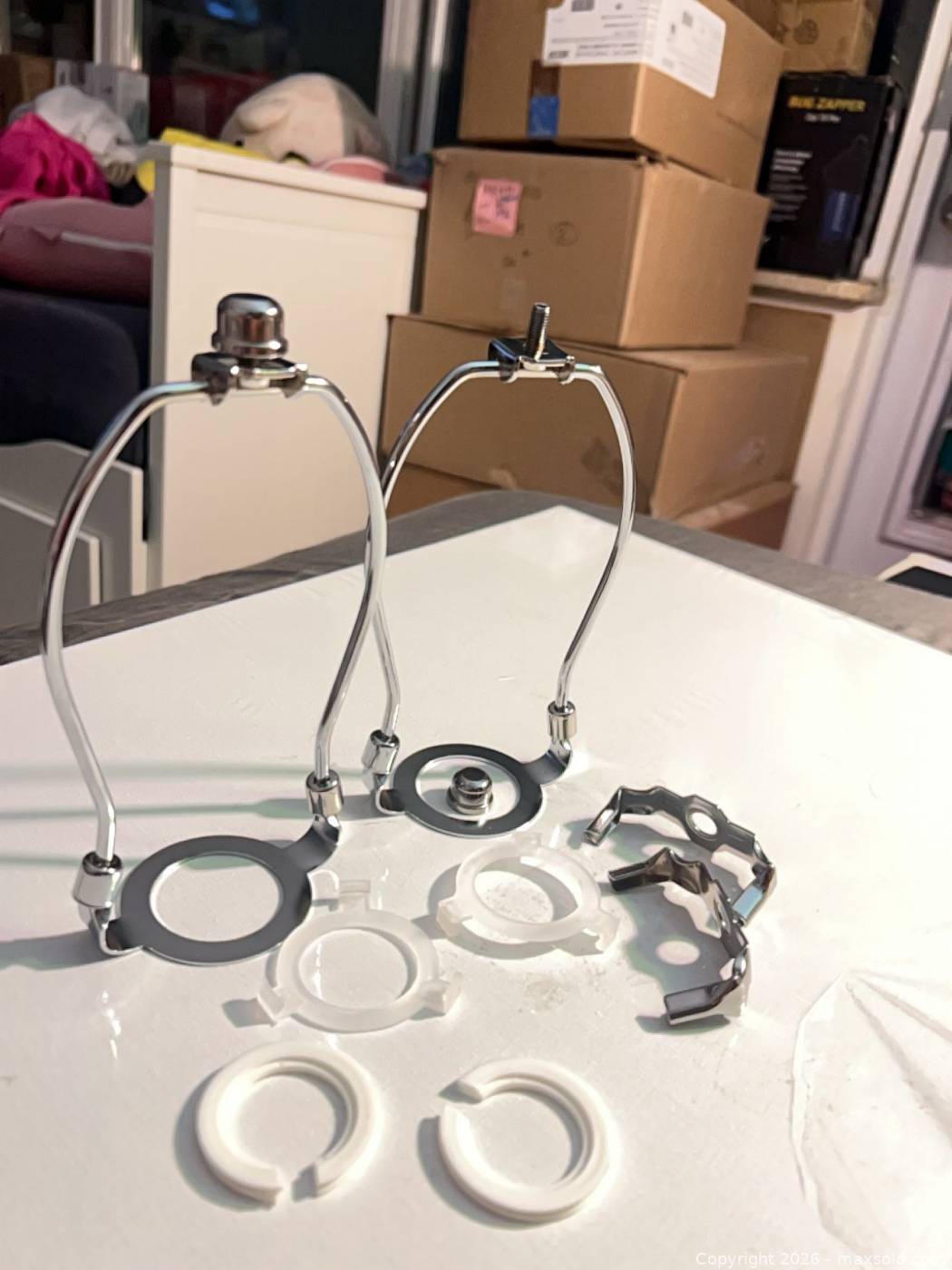 Metal mounting clamp & gasket hardware set | Maxsold