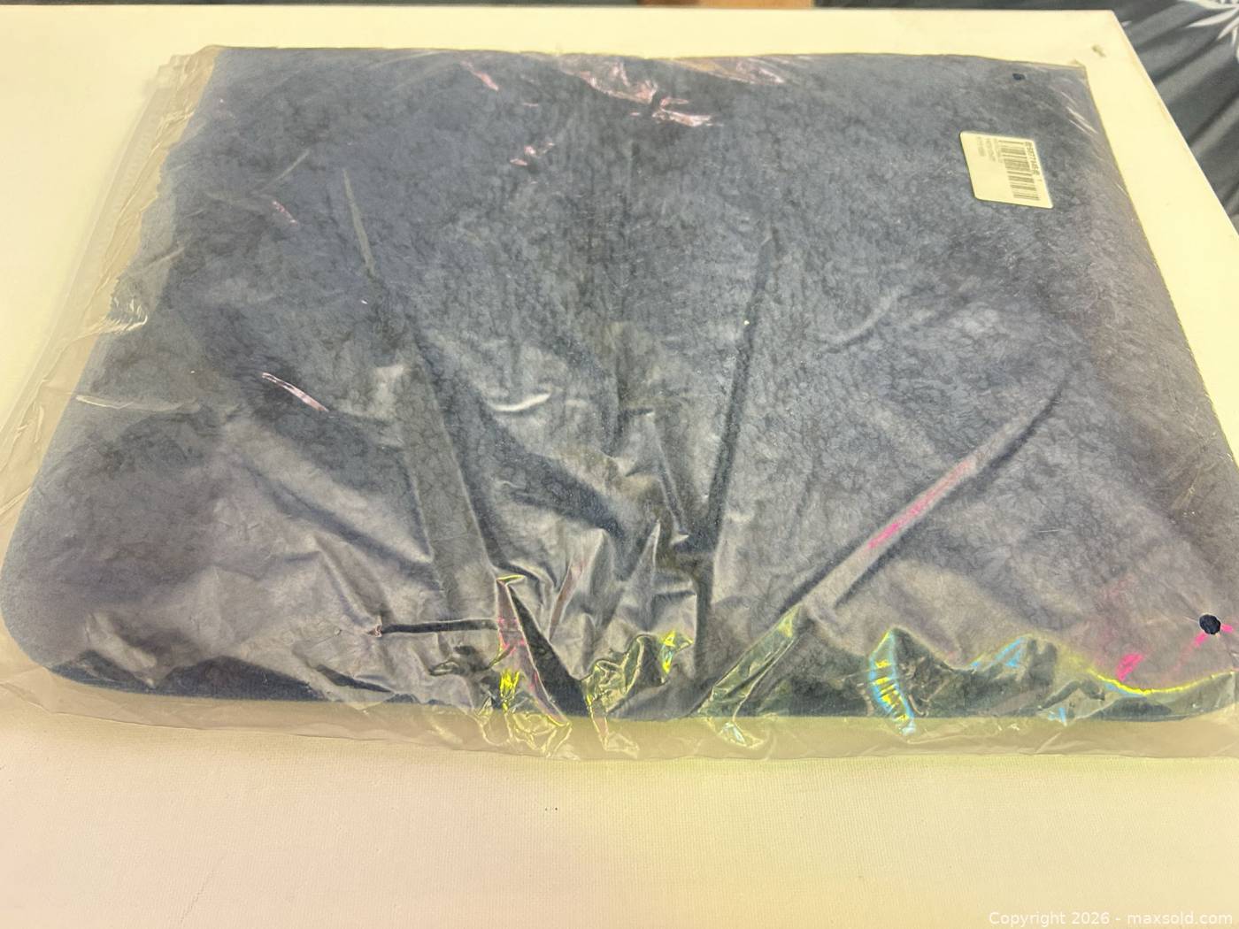 Classic Plain 40x60 cm Blue Bath Rug | Maxsold