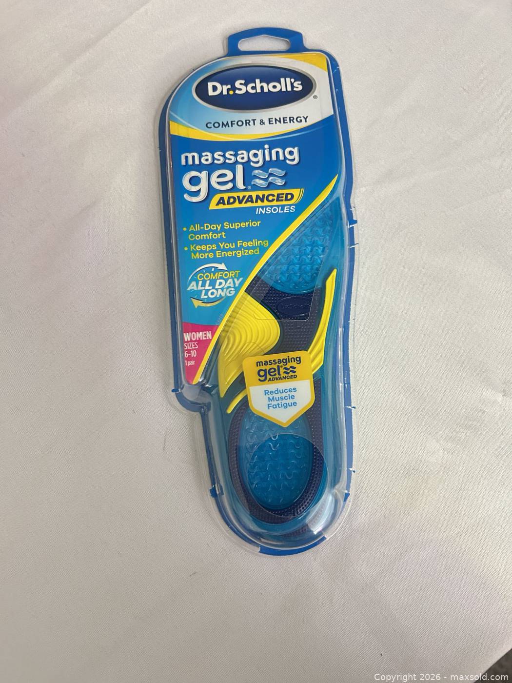 Dr. Scholl's Massaging Gel Advanced Insoles Women 6-10 | Maxsold