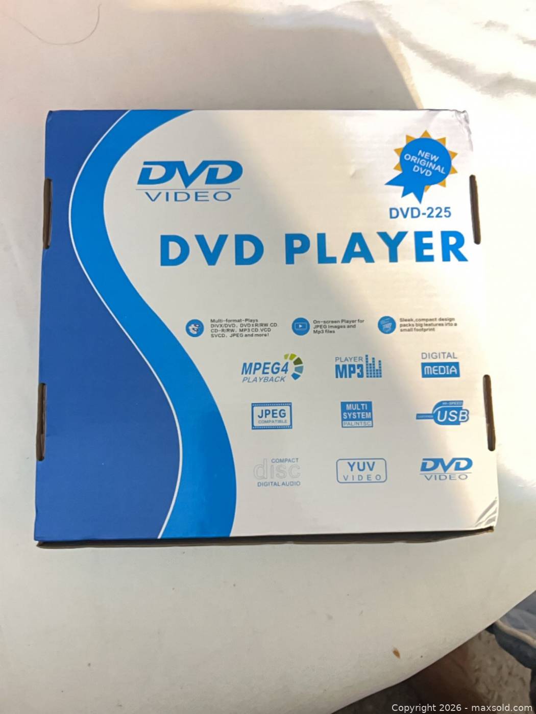 DVD-225 DVD player in sealed box | Maxsold