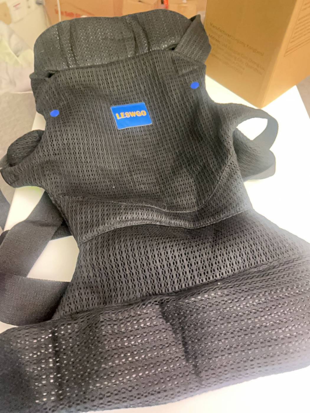 Lesson Black Breathable Mesh Baby Carrier | Maxsold