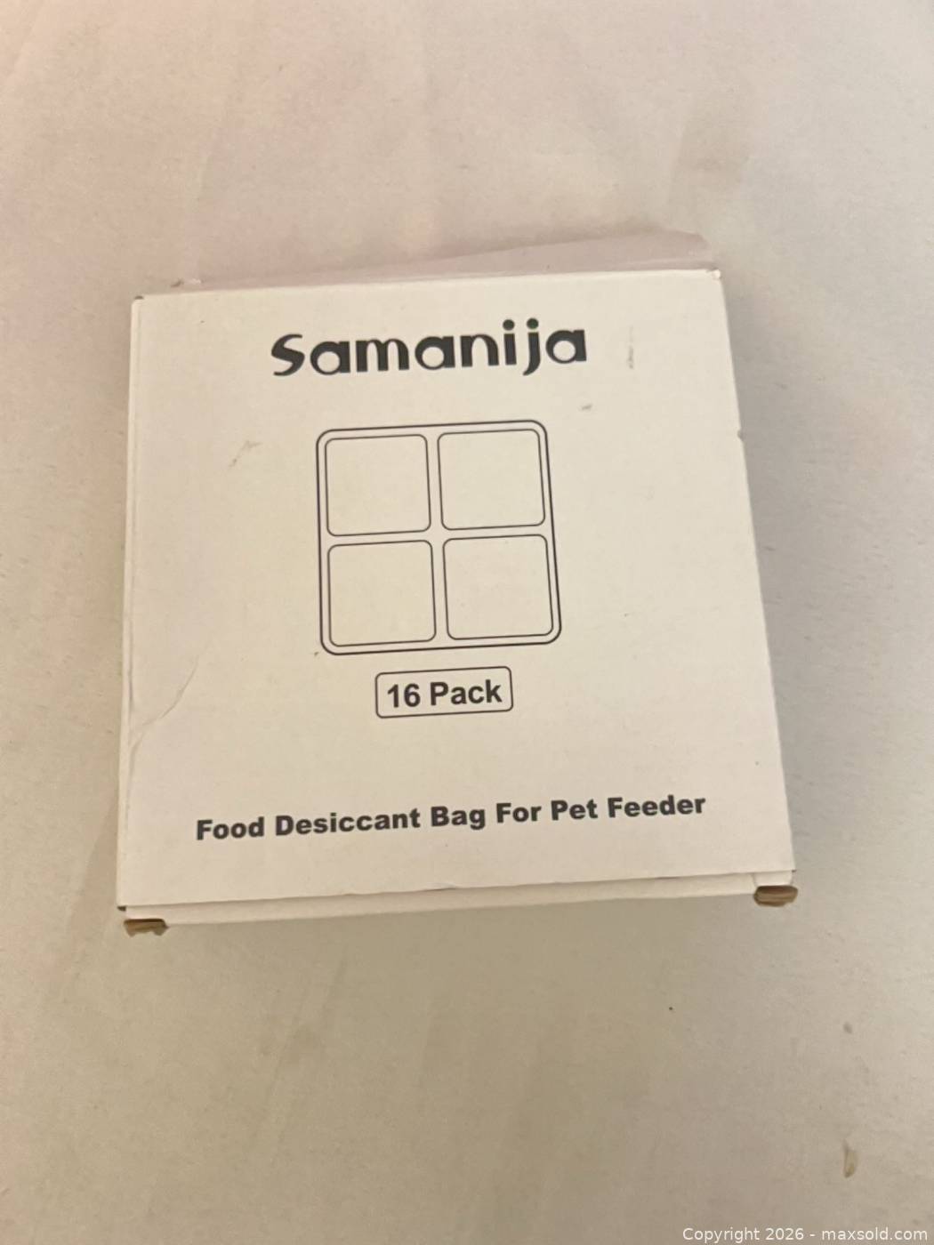 Samanija pet feeder food desiccant 16-pack | Maxsold