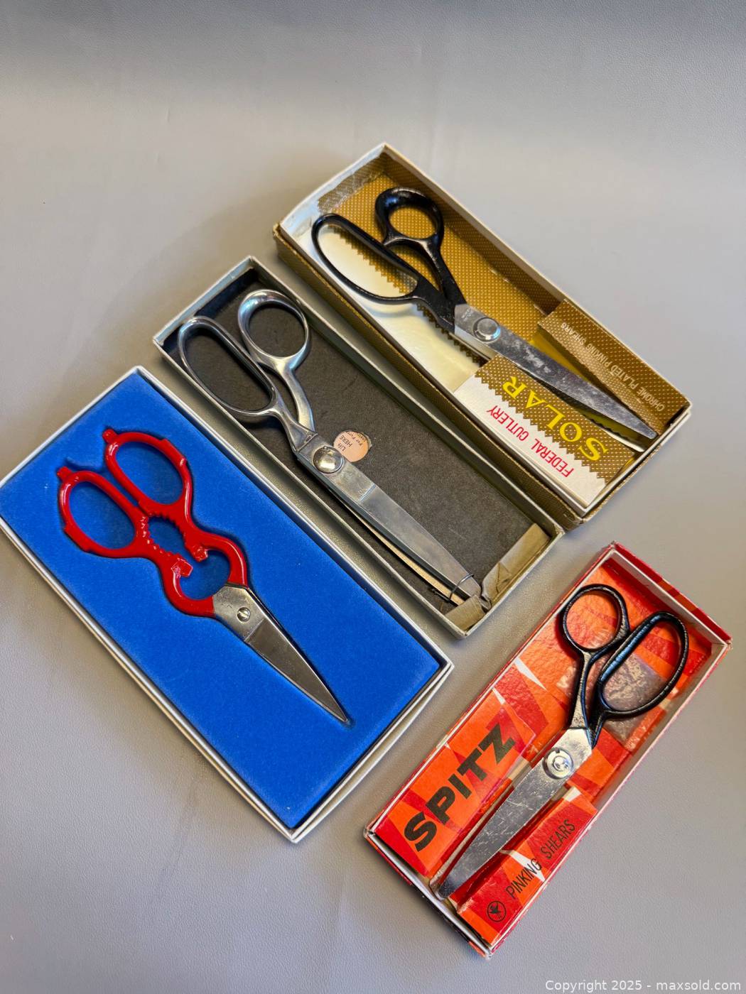 Vintage ISL Kitchen Shears, Wiss & Solar Pinking Shears | Maxsold